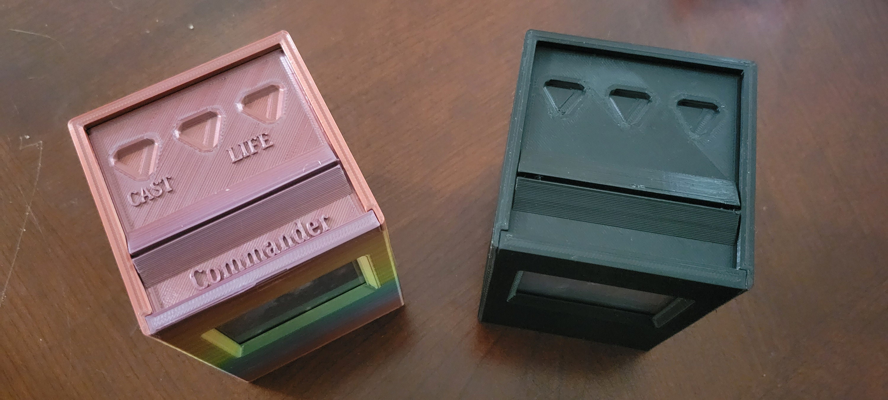 Triple Thick Custom Commander EDH 3D Printed Deck Box - Etsy Singapore