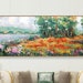 Large Spring Flower Painting: Abstract Landscape Canvas Wall Art - Etsy