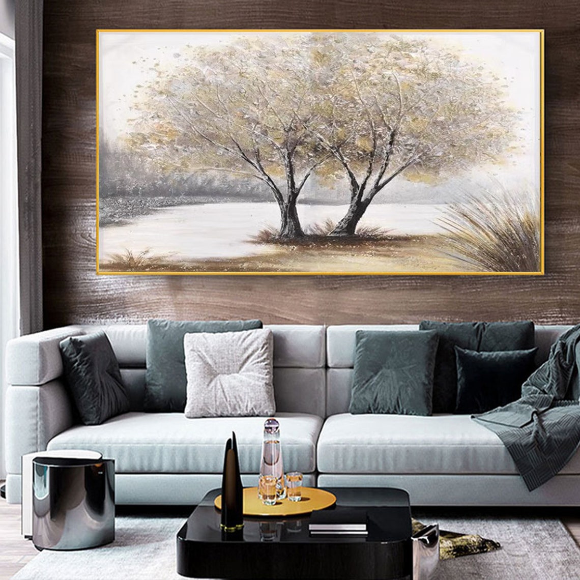 Large Original Oil Painting on Canvas Art Decoration Nature - Etsy