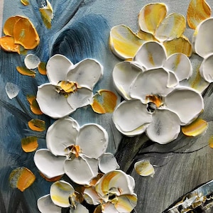 Original Abstract Painting, Large Wall Art,colorful Flower Painting on ...