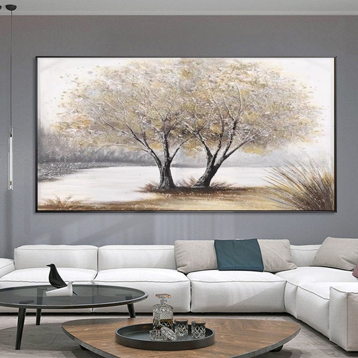 Large Original Oil Painting on Canvas Art Decoration Nature - Etsy