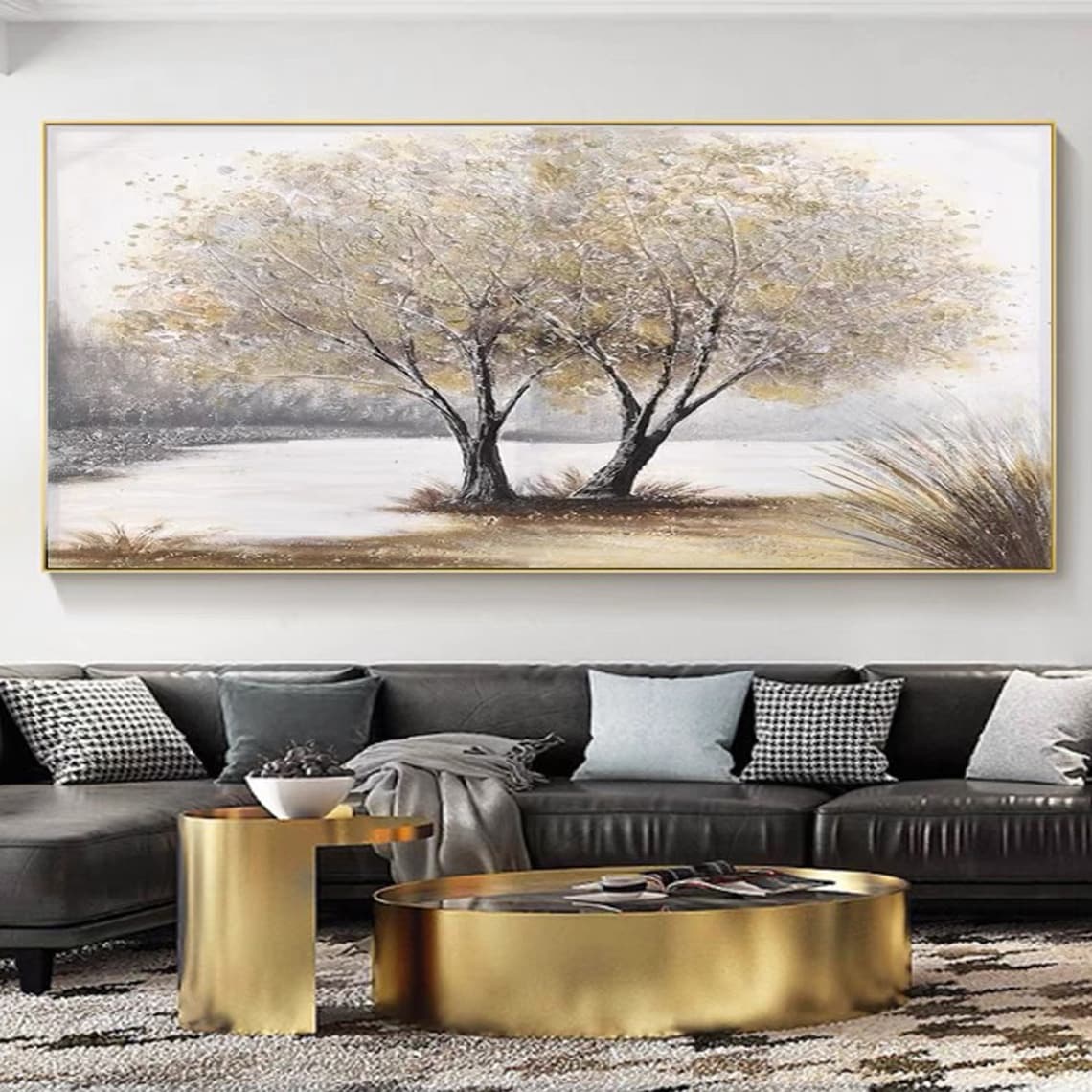 Large Original Oil Painting on Canvas Art Decoration Nature - Etsy