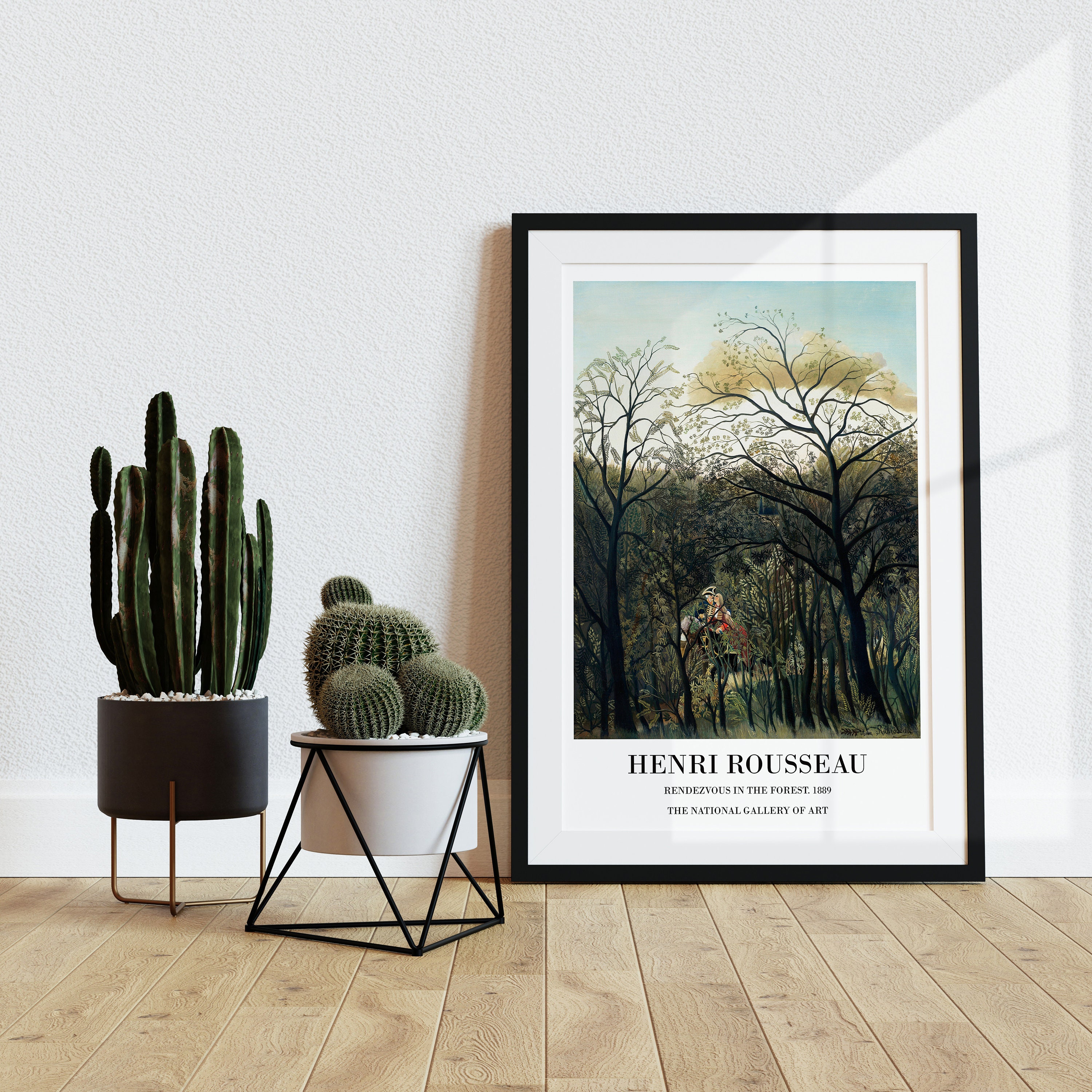 Henri Rousseau Poster, Henri Rousseau Exhibition Print, Rendezvous in ...