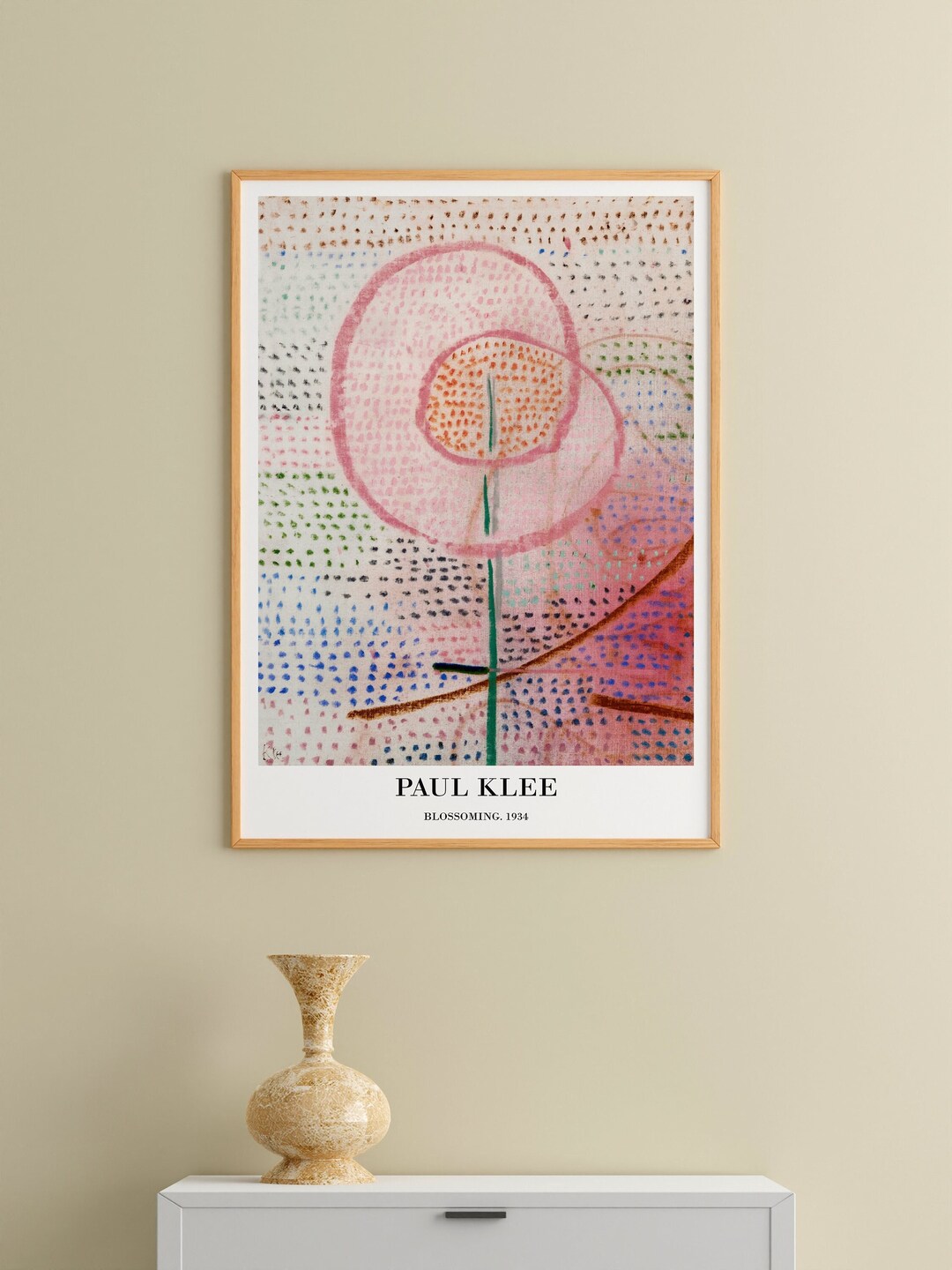 Paul Klee Poster - Blossoming Art Print , Paul Klee Prints, Paul Klee ...