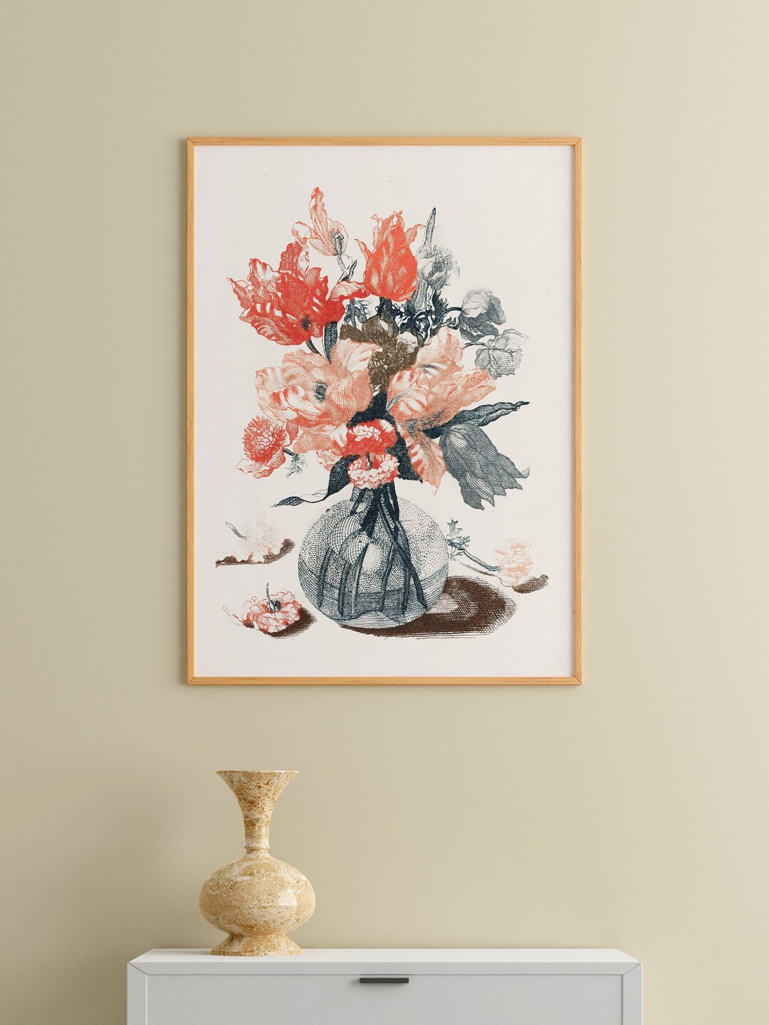 Vintage Fower Print | Botanical Poster, Flower Art, Botanical Wall Art ...