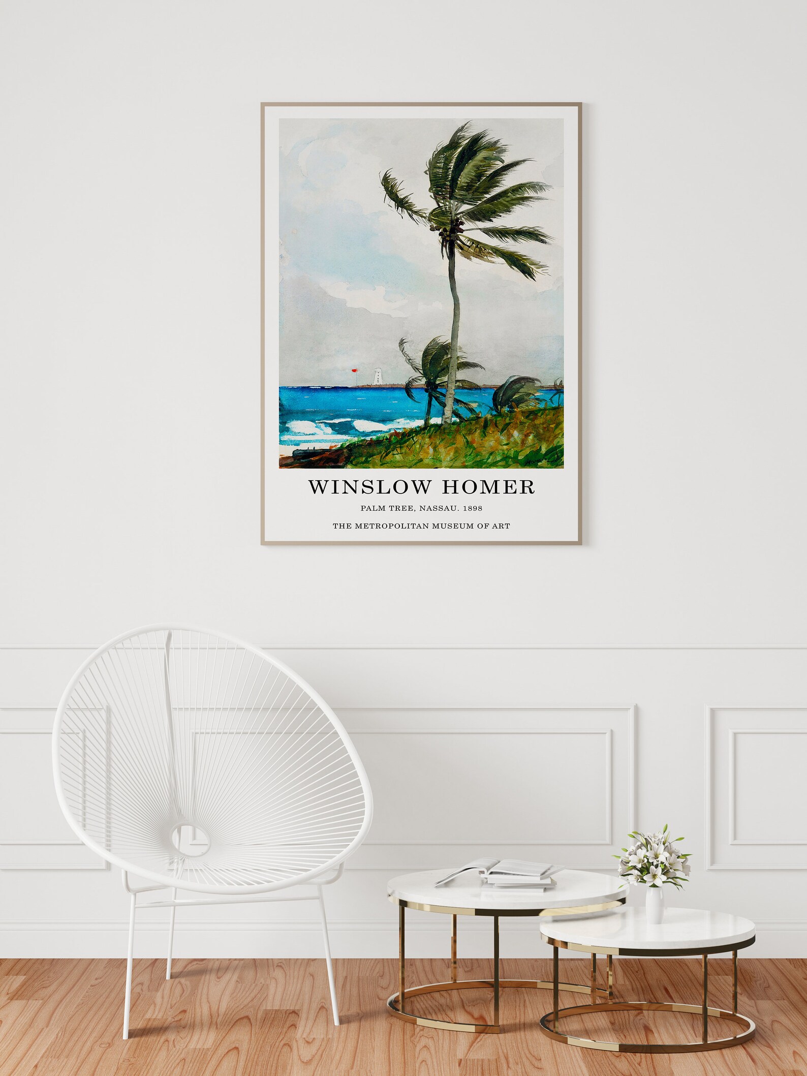 Winslow Homer Poster | Palm Tree, Winslow Homer, Floral Wall Art ...