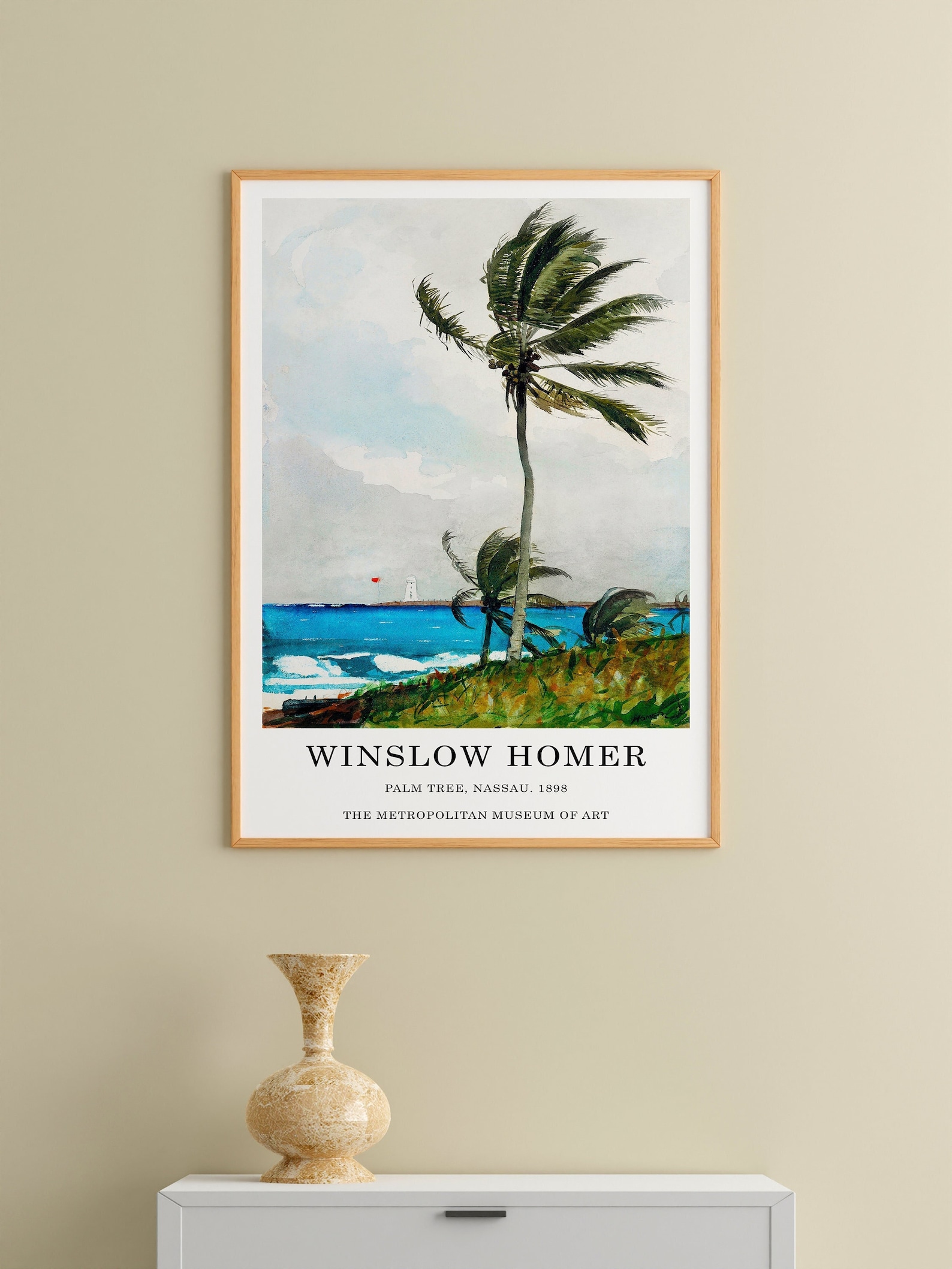 Winslow Homer Poster | Palm Tree, Winslow Homer, Floral Wall Art ...