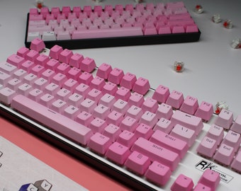Pink Faded Keycaps - Etsy