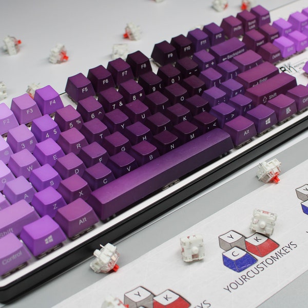 Purple Keycaps - Etsy