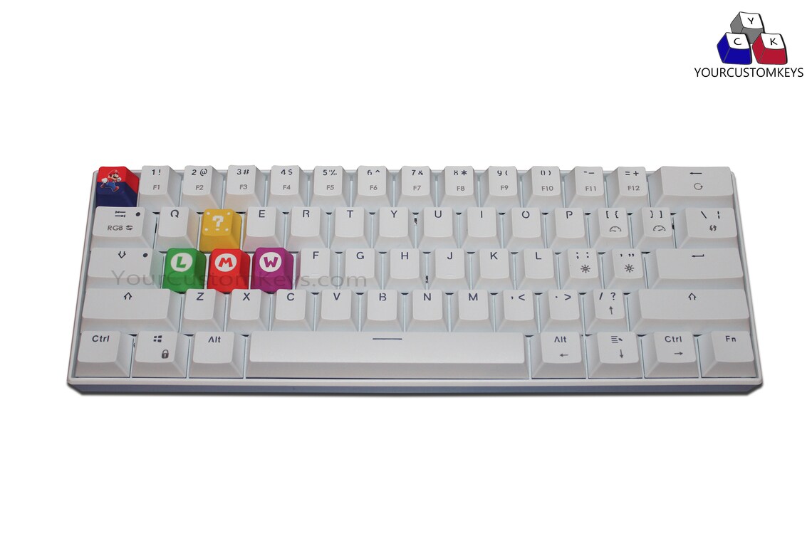 Mario and Luigi Custom Key Caps Cherry MX - Etsy UK