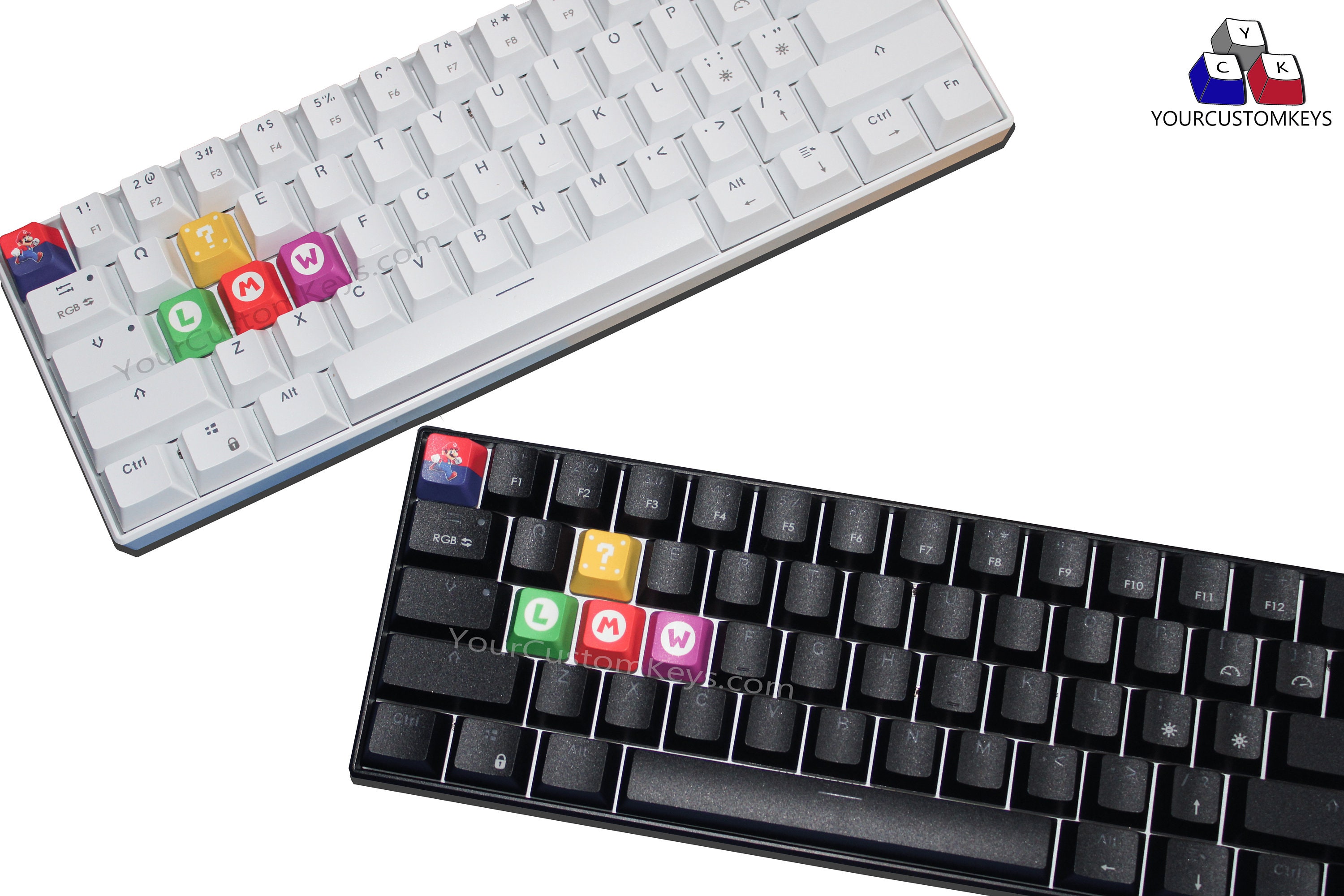 Mario and Luigi Custom Key Caps Cherry MX - Etsy UK