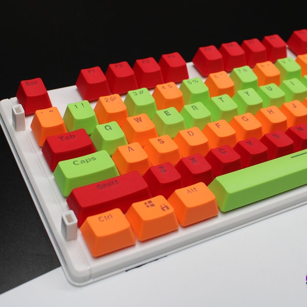 Red Green Keycap Set - Etsy
