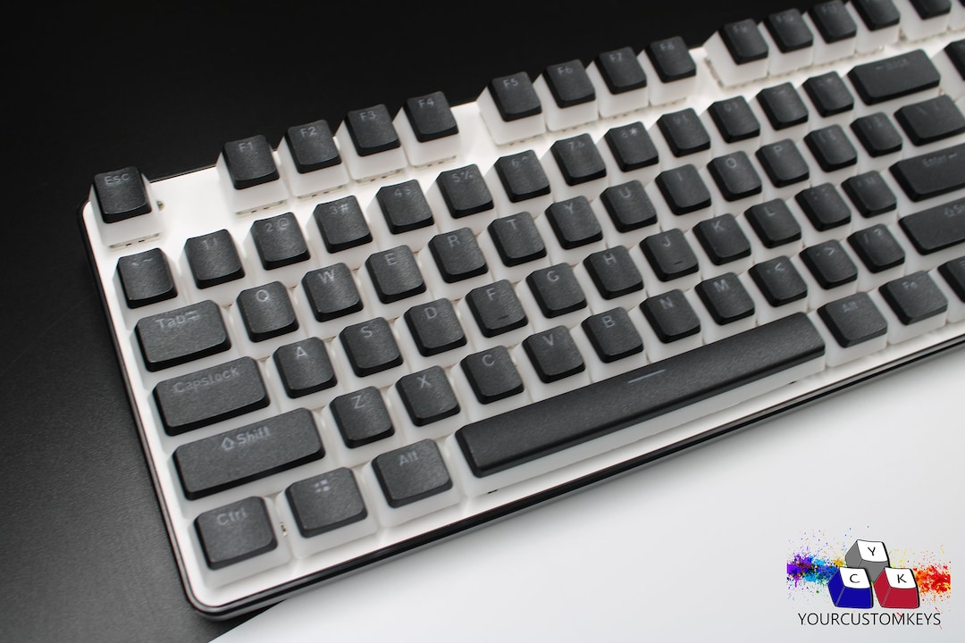 Black Pudding Keycap Set ANSI Keycap Set PBT Double Shot Premium Keycap ...