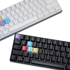 Pac Man Key Cap Set Cherry MX Keycaps Pacman OEM Profile - Etsy
