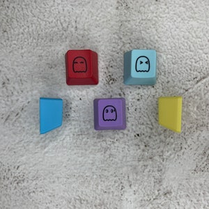 Pac Man Key Cap Set Cherry MX Keycaps Pacman OEM Profile - Etsy