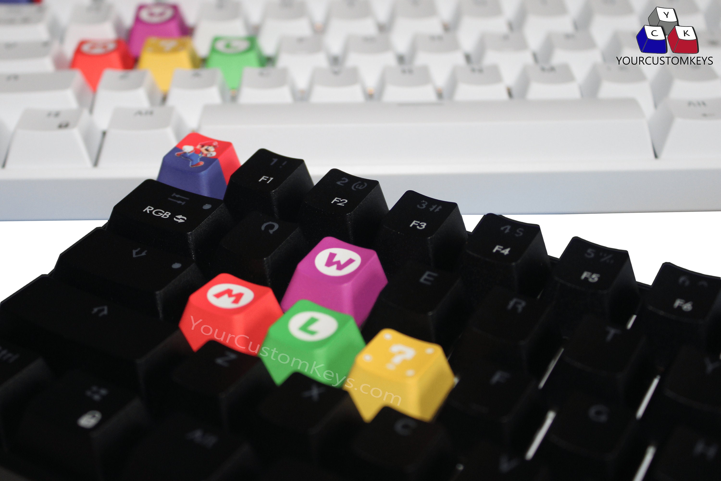 Mario and Luigi Custom Key Caps Cherry MX | Etsy UK