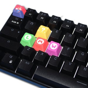 Mario and Luigi Custom Key Caps Cherry MX - Etsy UK