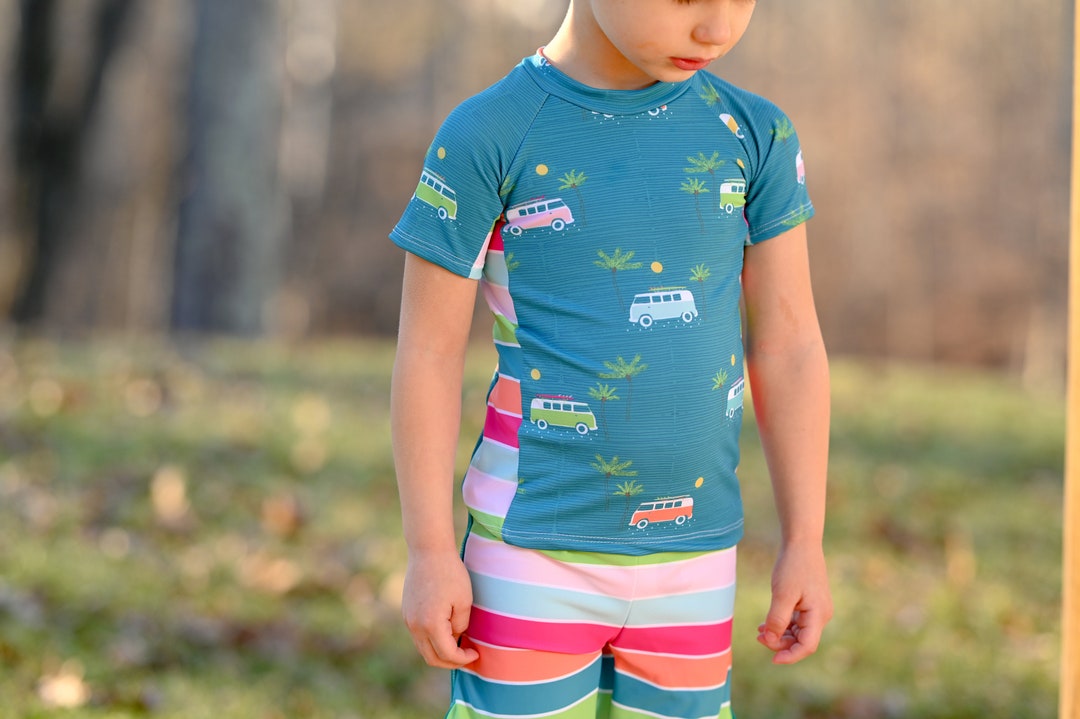 W&W Reef Beach Rashie Digital Downloadable PDF Sewing Pattern prem ...