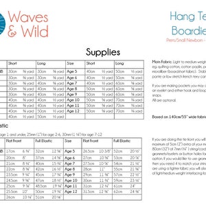 W&W Hang Ten Boardies Digital Downloadable PDF Sewing Pattern (prem ...
