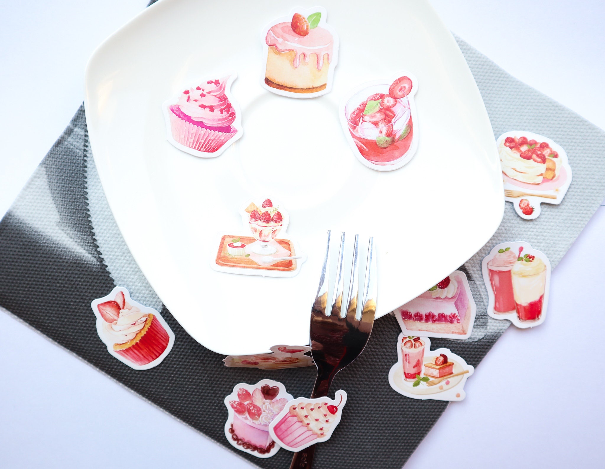 23 or 46 Pc, Sweet Cake Sticker Set, Cakes Stickers, Cake Stickers ...