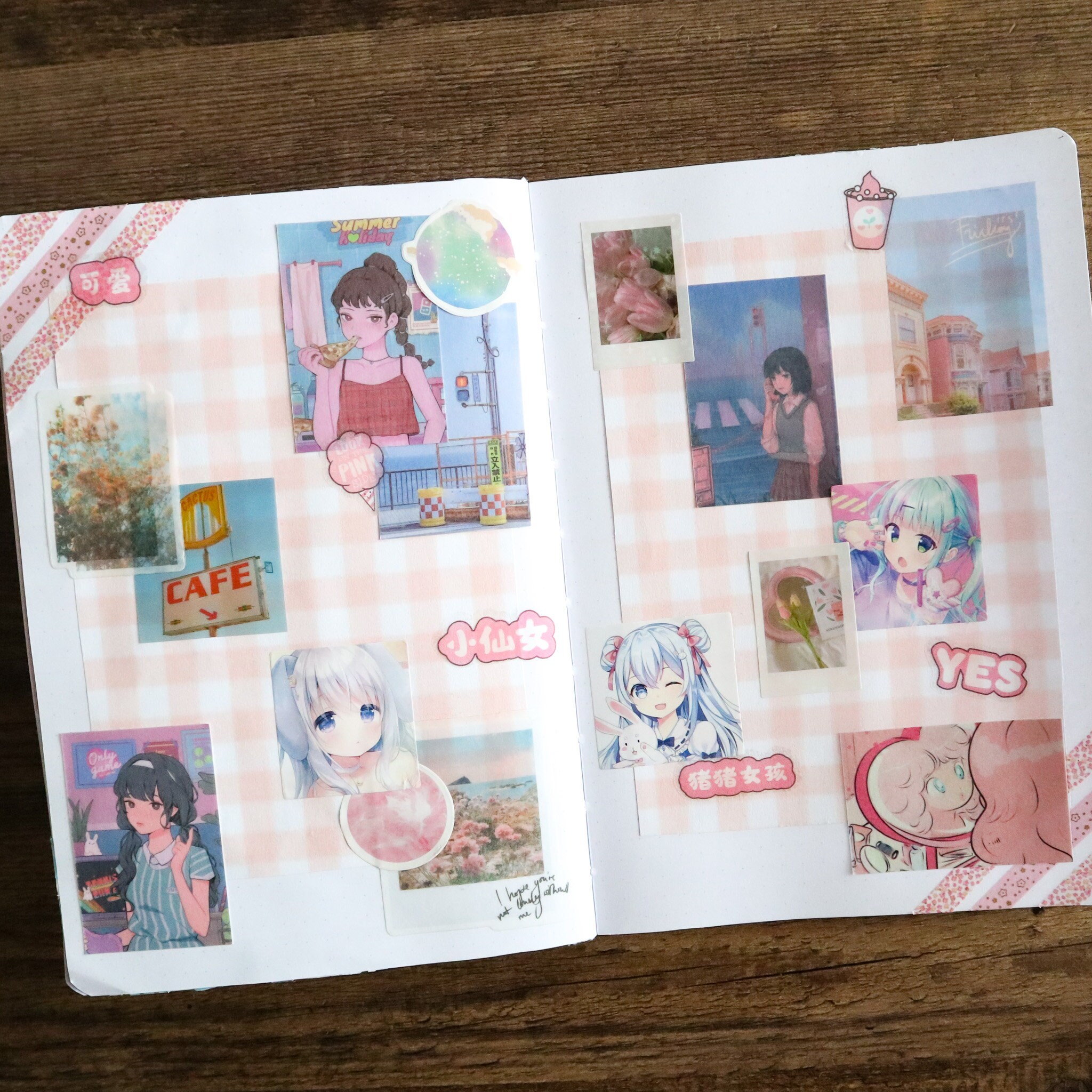 50 Pc Stickers Anime Stickers Book Anime Girl Sticker - Etsy