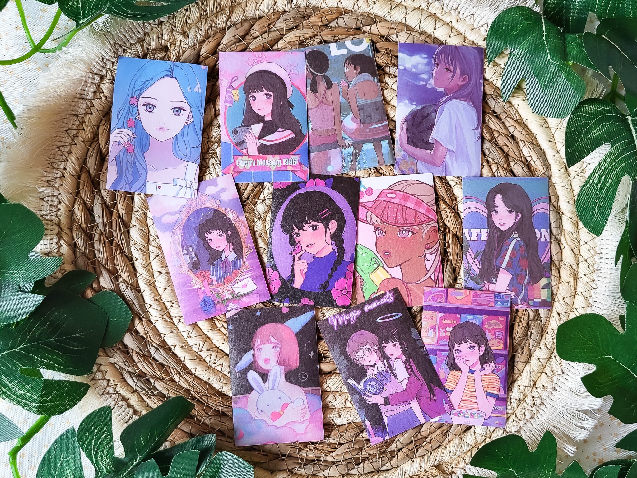 50 Pc Stickers, Anime Stickers Book, Anime Girl Sticker, 90's Anime ...