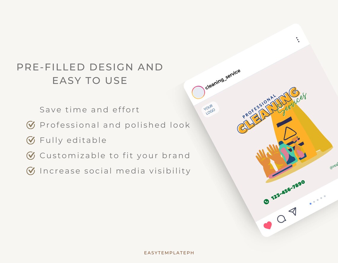 Cleaning Social Media Templates, Cleaning Service Templates, Cleaning ...