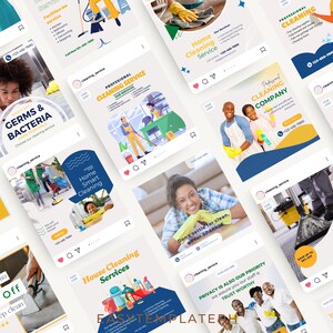 Cleaning Social Media Templates, Cleaning Service Templates, Cleaning ...