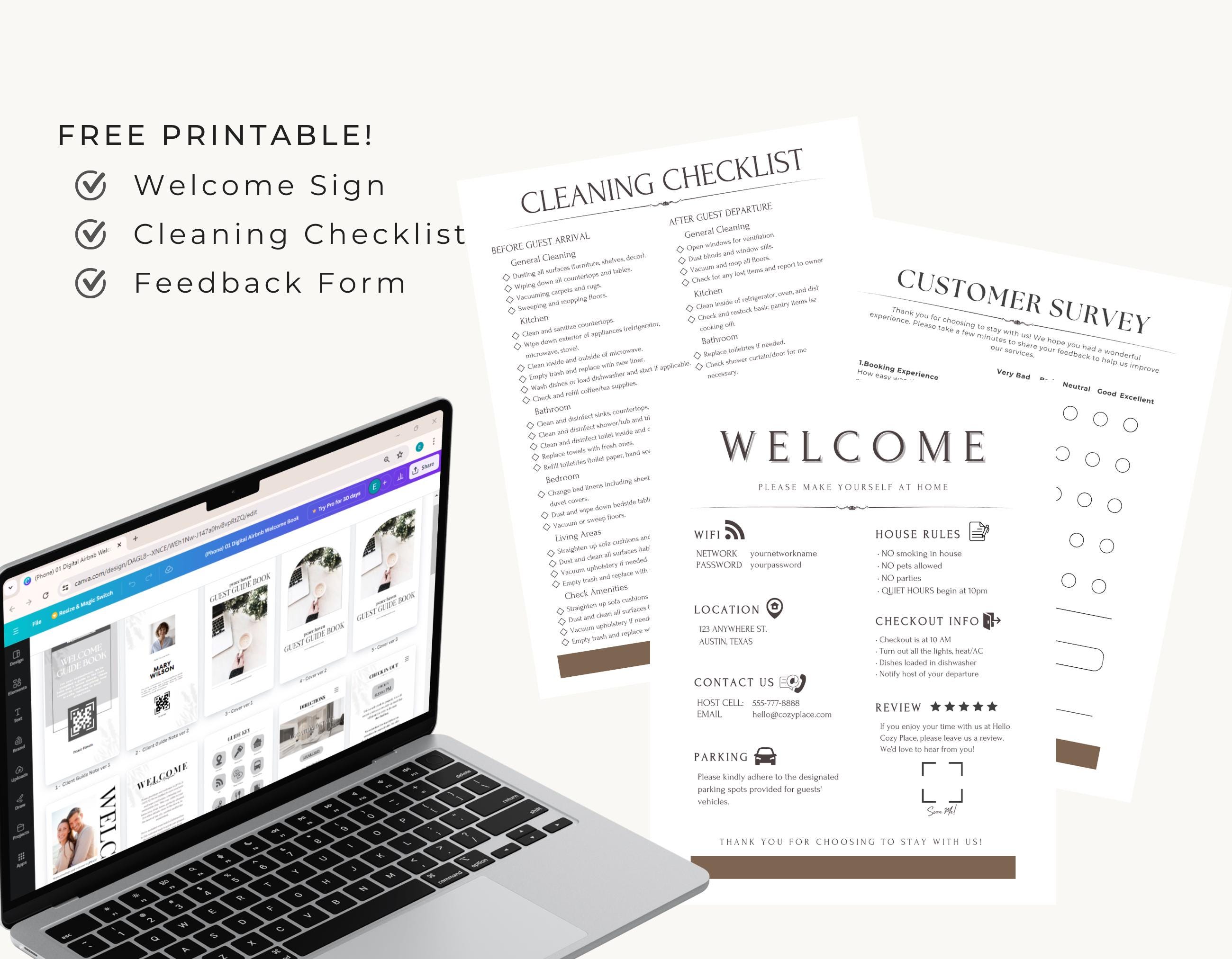 Vacation Rental Welcome Book, Holiday Homes Digital Guide Book, Evolve ...