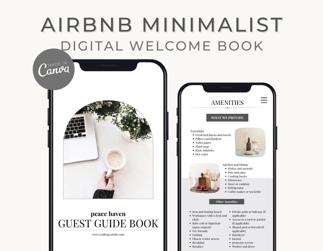 Vacation Rental Welcome Book, Holiday Homes Digital Guide Book, Evolve ...