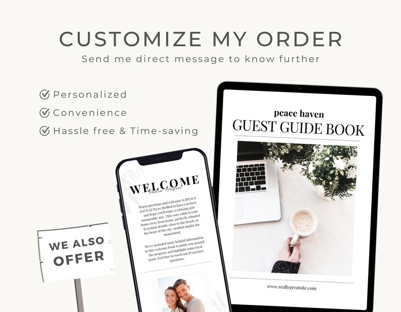 Vacation Rental Welcome Book, Holiday Homes Digital Guide Book, Evolve ...