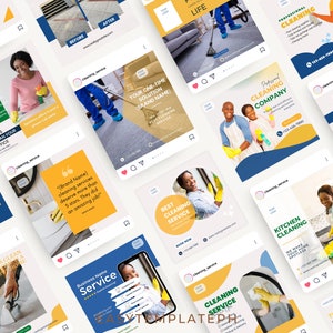 Cleaning Social Media Templates, Cleaning Service Templates, Cleaning ...