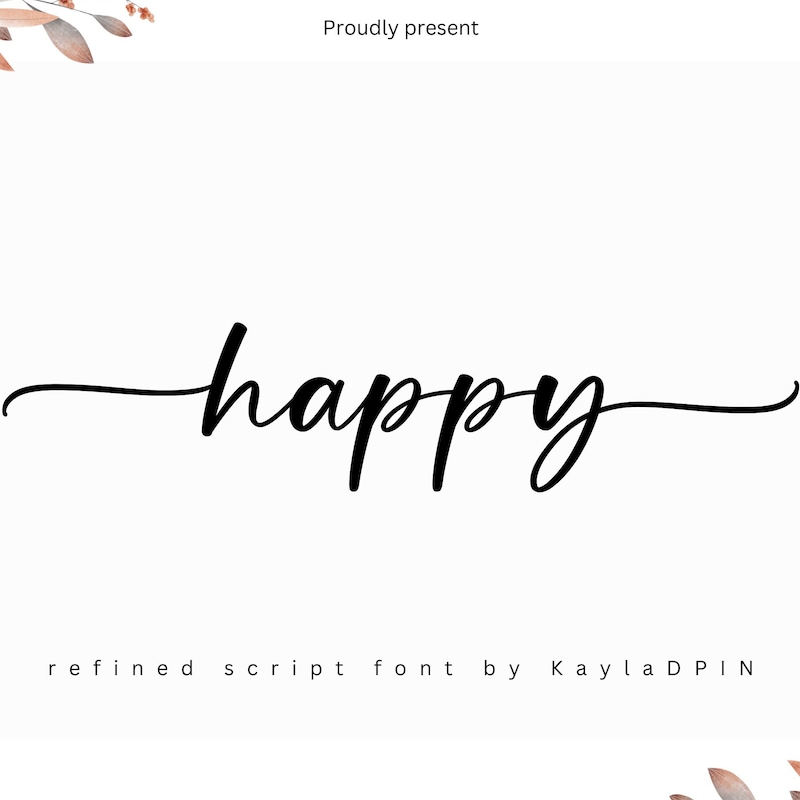 Samantha Font Svg - Etsy