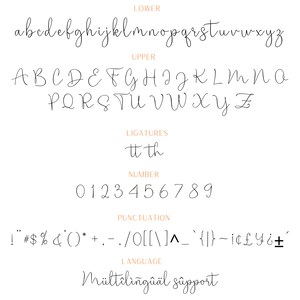 Connecting Heart Font: Handwritten Swashes, Wedding Font (OTF, TTF) - Etsy