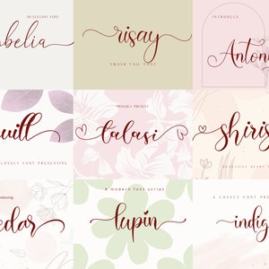 91 Handwritten Font With Tails, Wedding Fonts, Cricut Fonts ...
