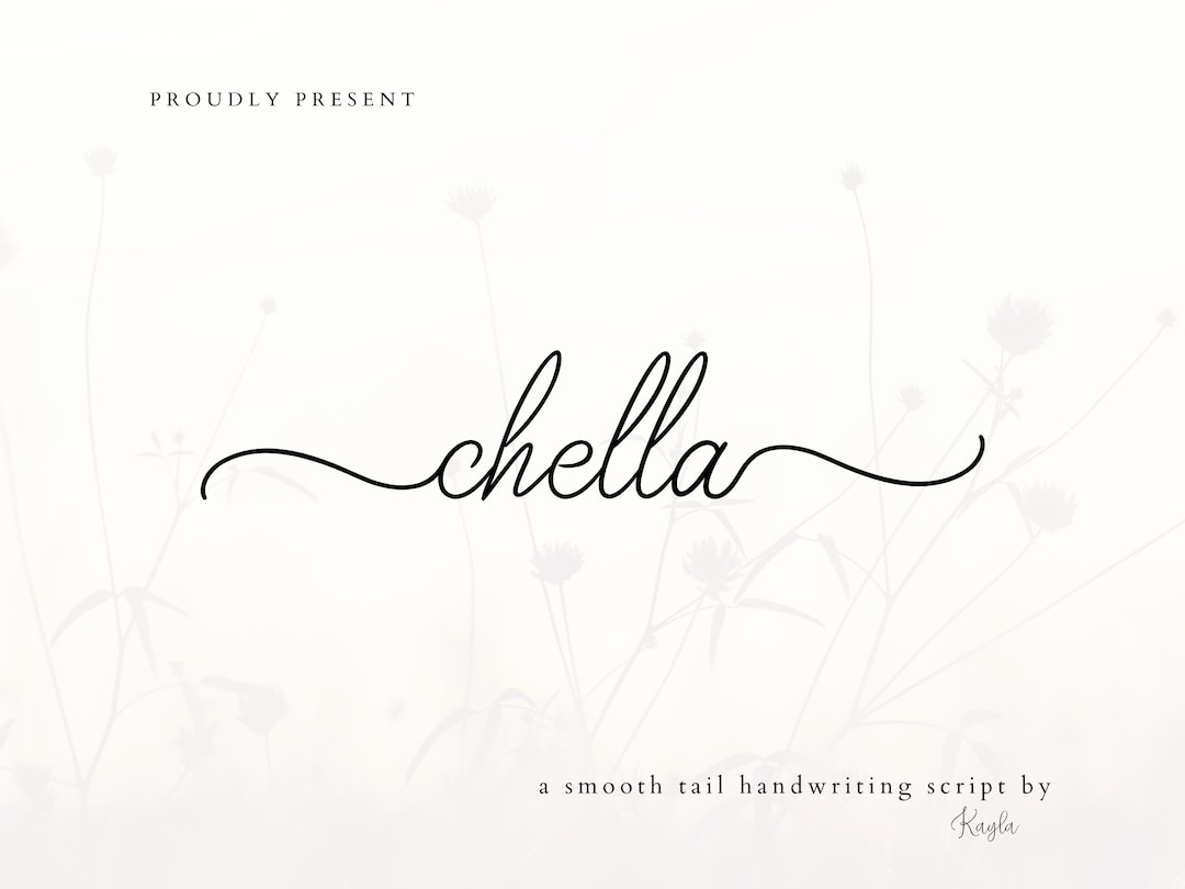 Monoline Long Tail Font Scripts,handwritten Font,font for Cricut Canva Precreate,wedding Fonts ...