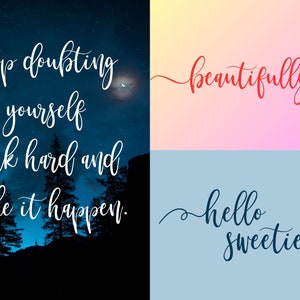 BESTSELLING Masterblush Font,handwritten Font With Swashes, Font With ...