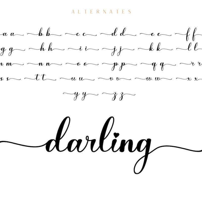 Samantha Font Svg - Etsy