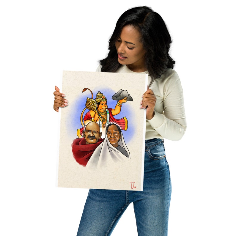 Maharajji, Siddhi Ma, Hanuman, Neem Karoli Baba Poster - Etsy