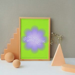 Raise Some Hell Wall Art Fun Bright Poster Print - Etsy