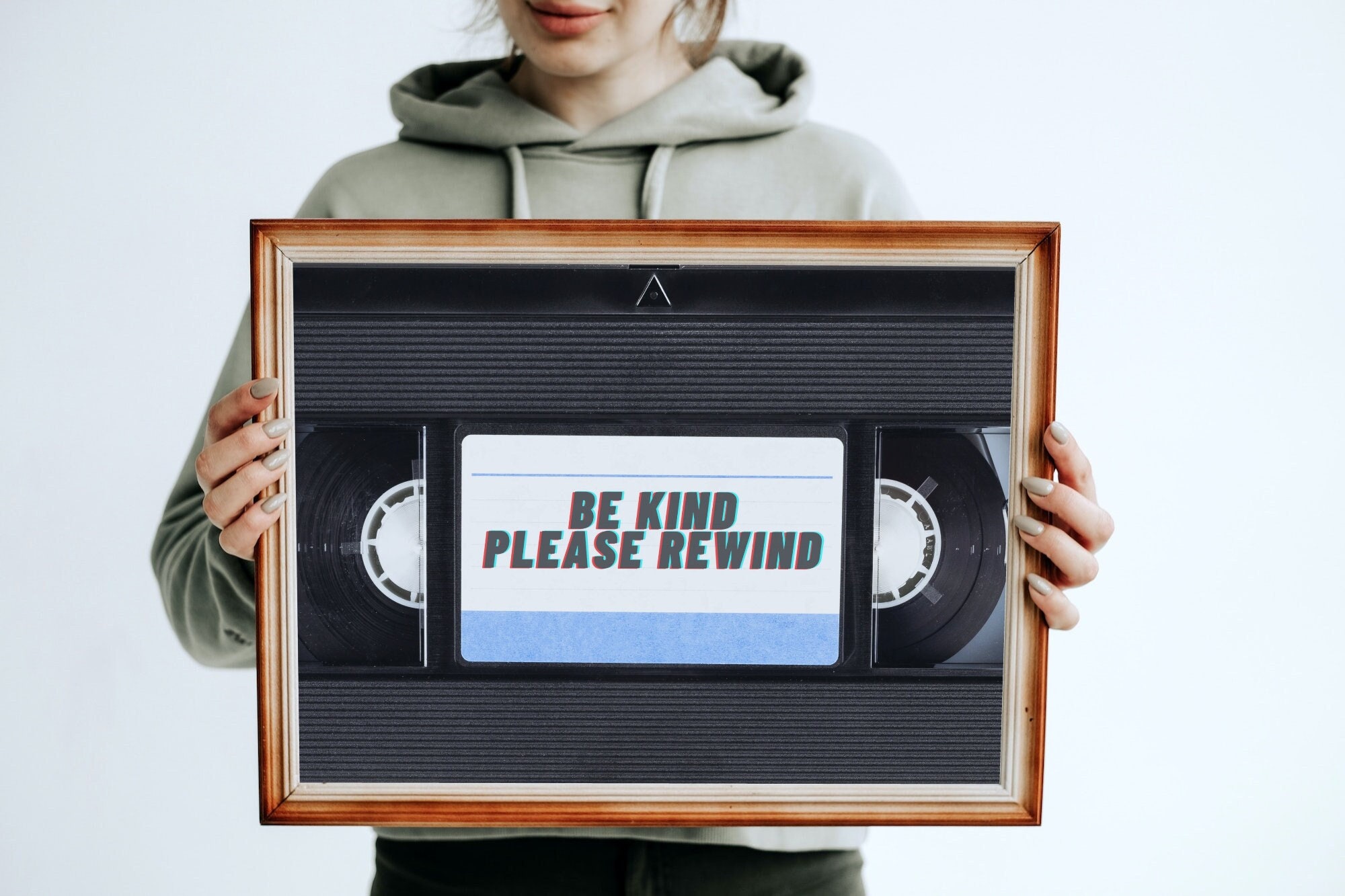 VHS Wall Art | Be Kind Please Rewind Poster Print - Etsy
