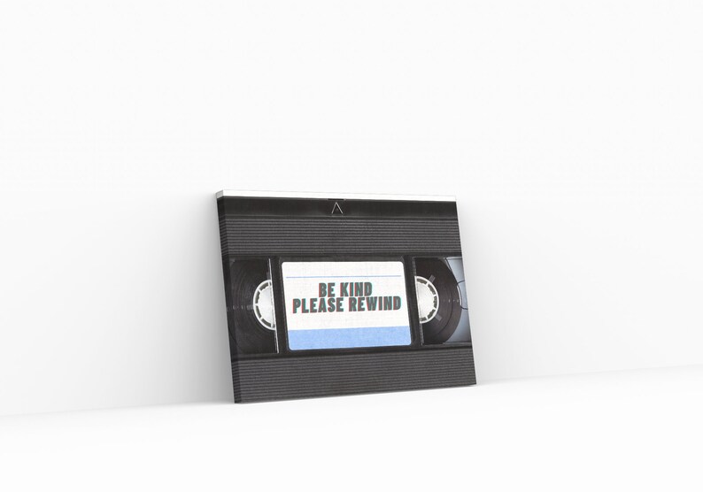 VHS Wall Art | Be Kind Please Rewind Poster Print - Etsy