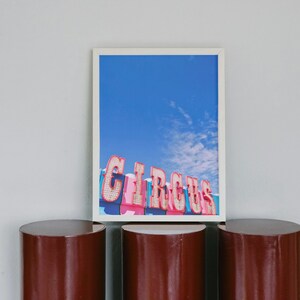 Circus Poster | Whimsical Carnival Sign Wall Art - Etsy