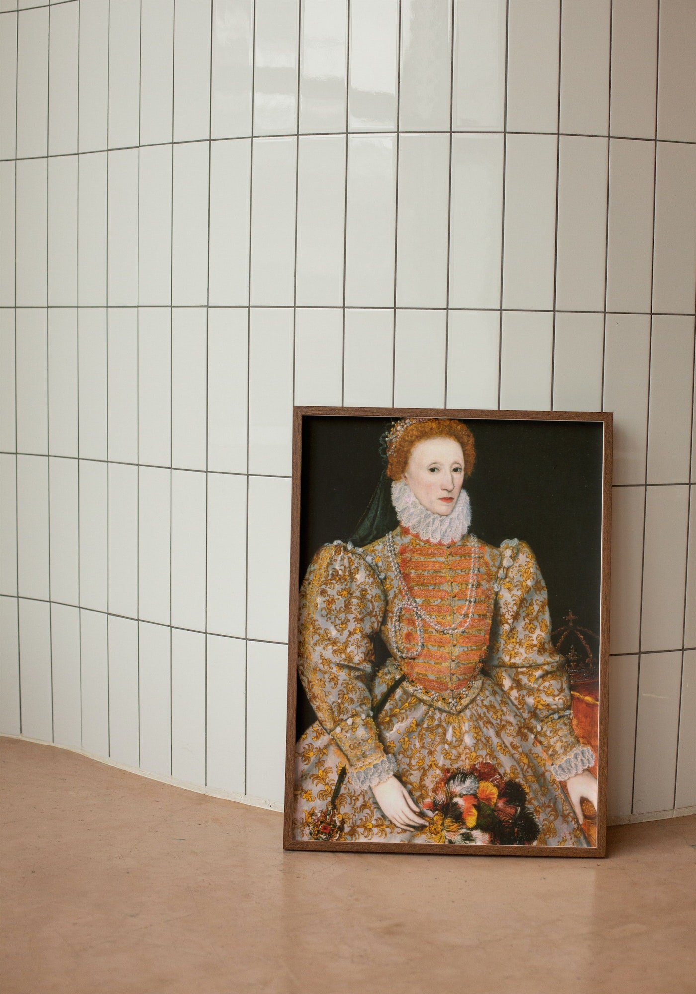 Queen Elizabeth Wall Art Renaissance Poster Fine Art Style Digital ...