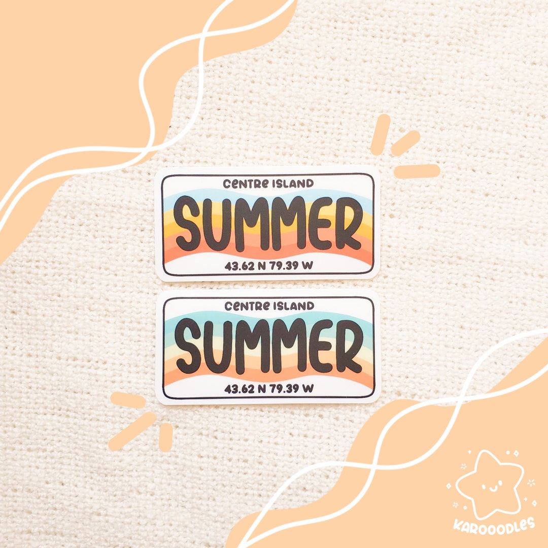 CUSTOM Die Cut Sticker: License Plate Waterproof, License Plate Sticker ...