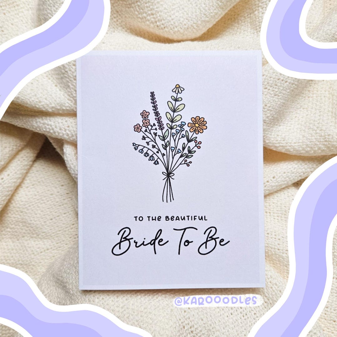 Bridal Card: to the Beautiful Bride to Be | Bridal, Bridal Shower ...