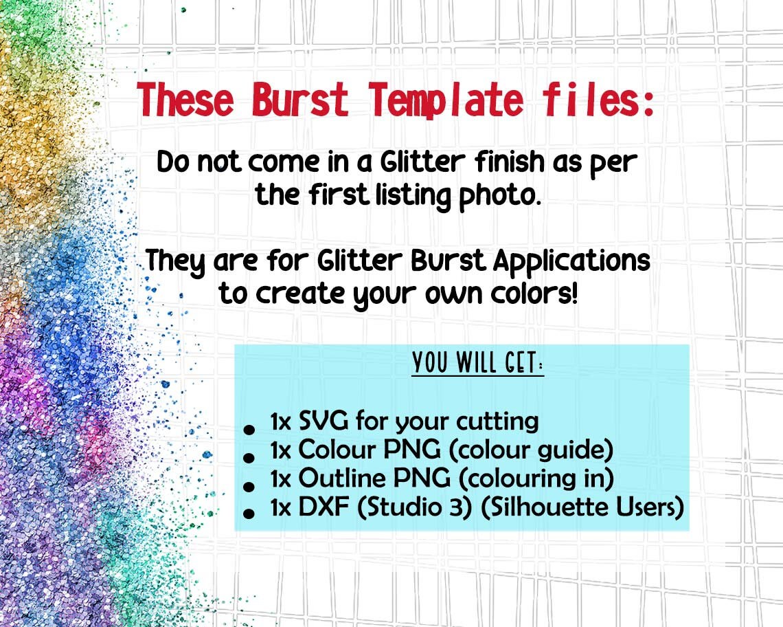 Star Burst Tumbler Template SVG PNG DXF, Seamless Burst Template for ...