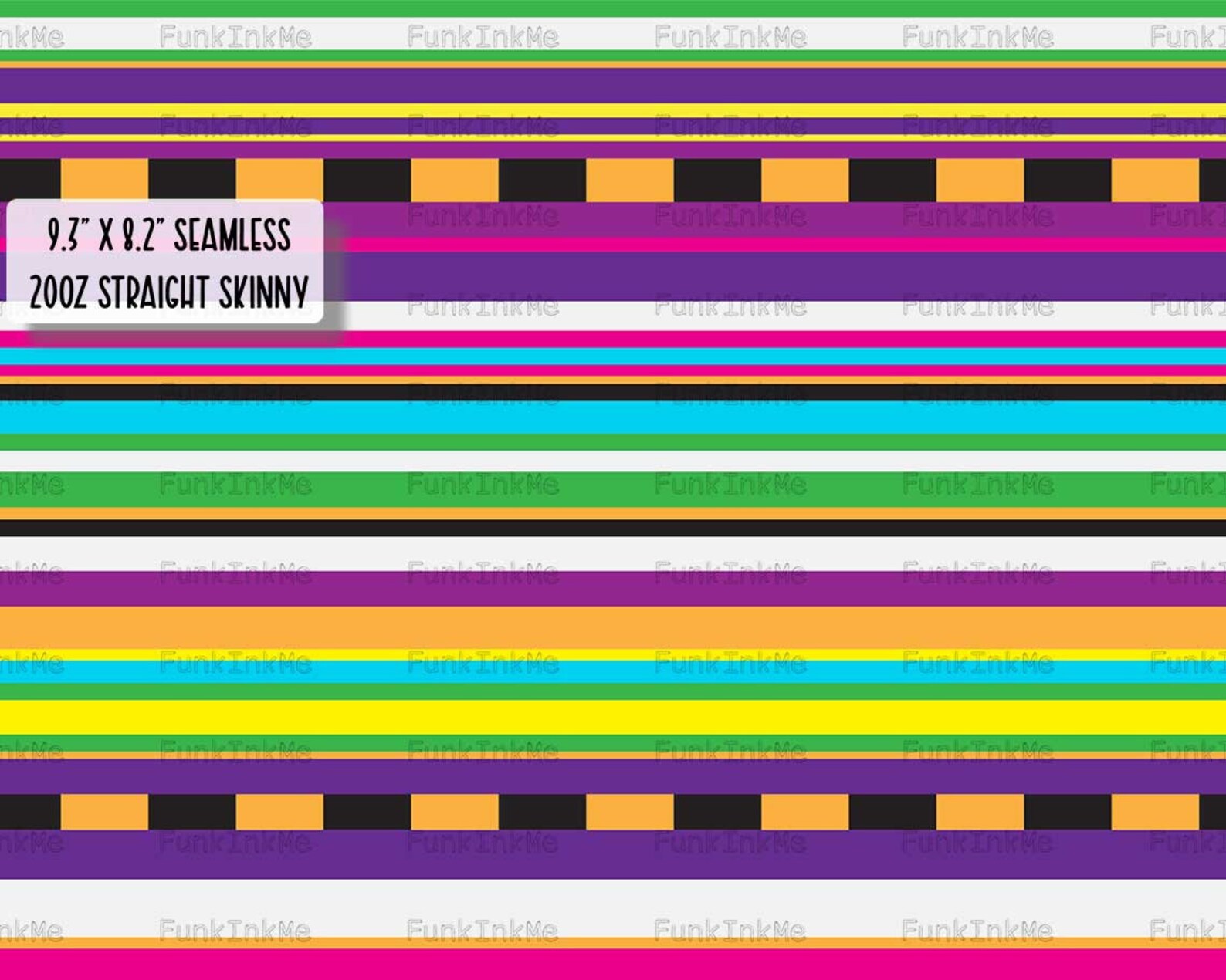 Serape Burst Tumbler Template SVG for 20oz Skinny Straight/ 20oz HOGG ...