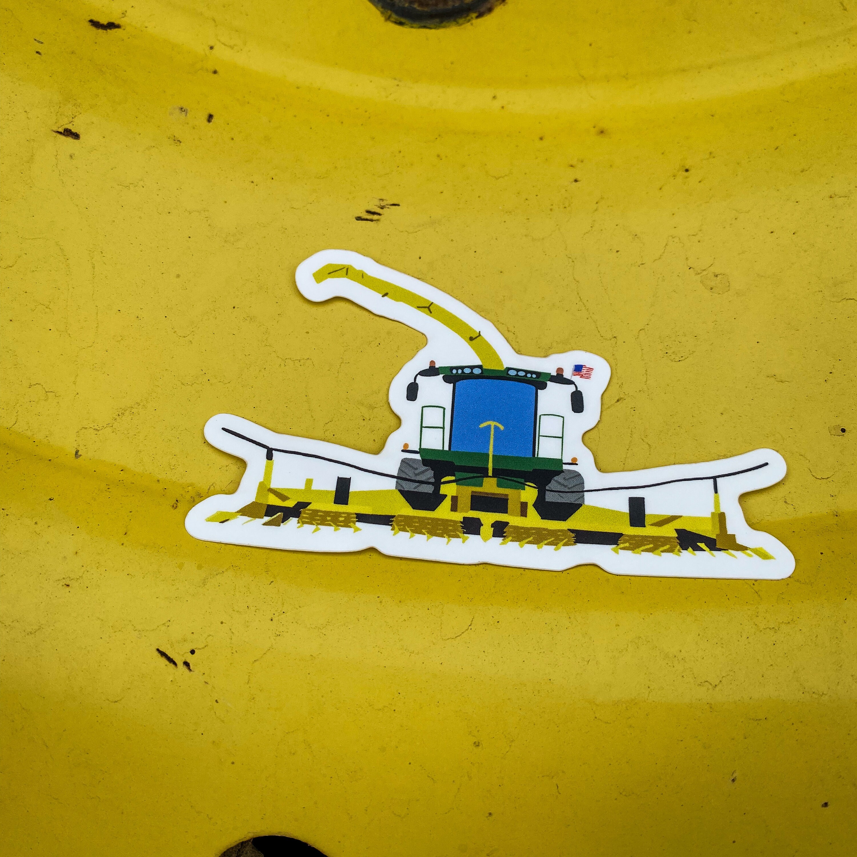 John Deere Chopper Sticker Decal - Etsy