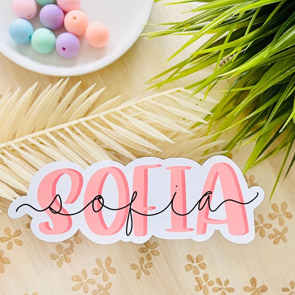 Custom Name Stickers - Etsy